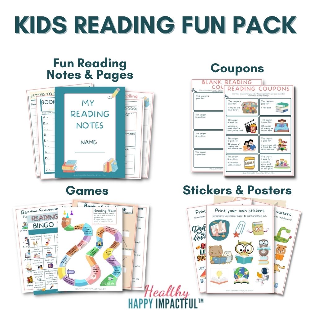 Kids Reading Fun Pack - Healthy Happy Impactful®