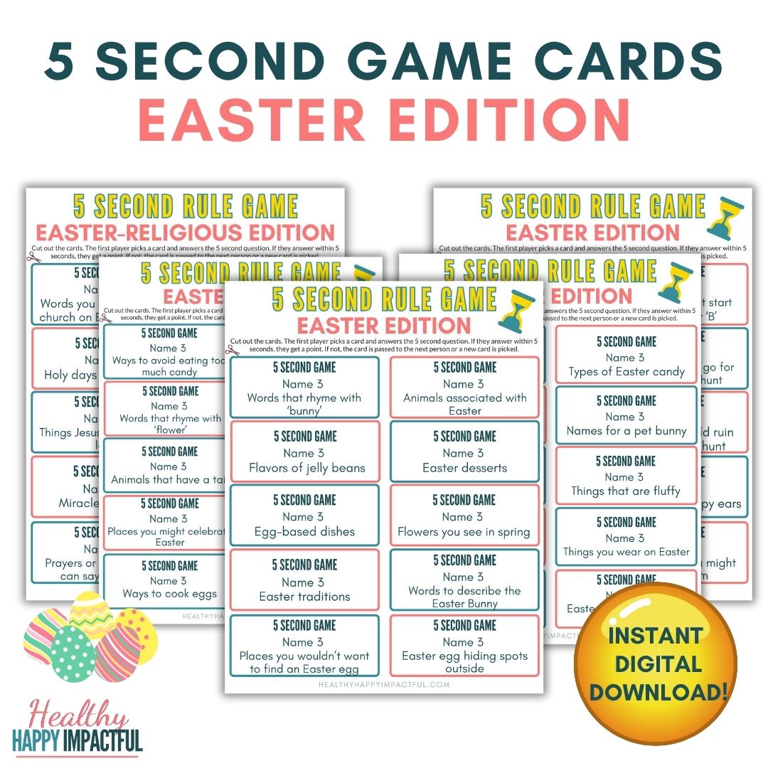 Easter 5 Second Game – Healthy Happy Impactful