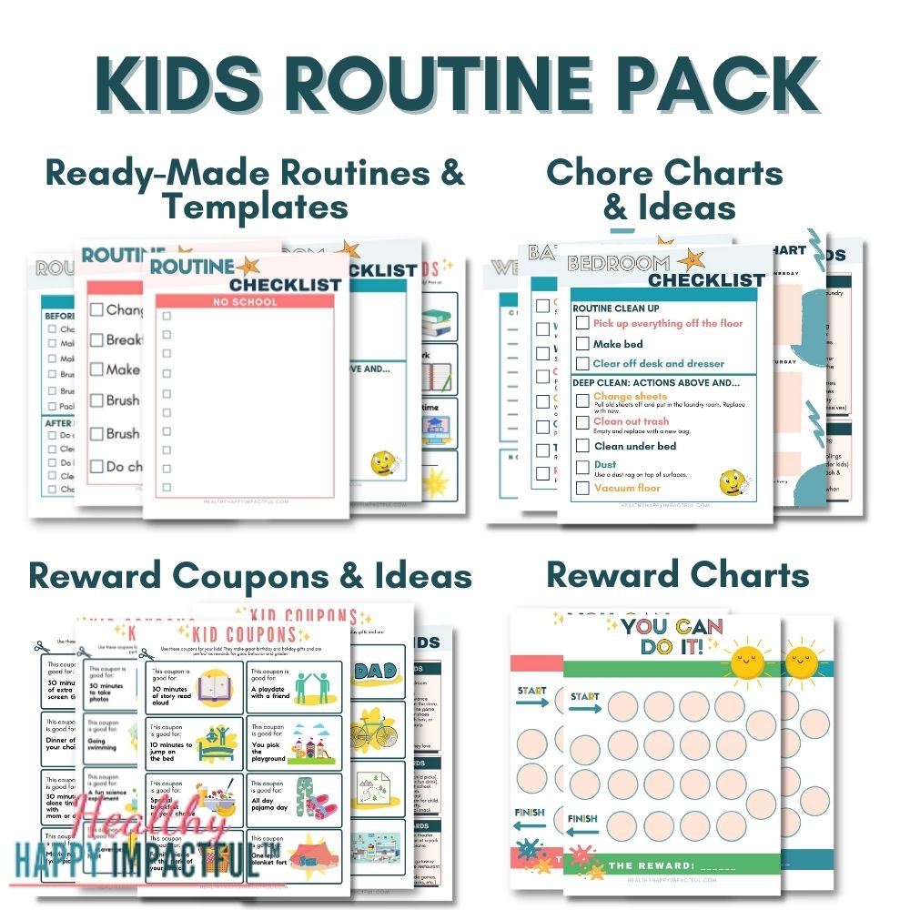 Deluxe Kids Routine & Reward Pack Healthy Happy Impactful®